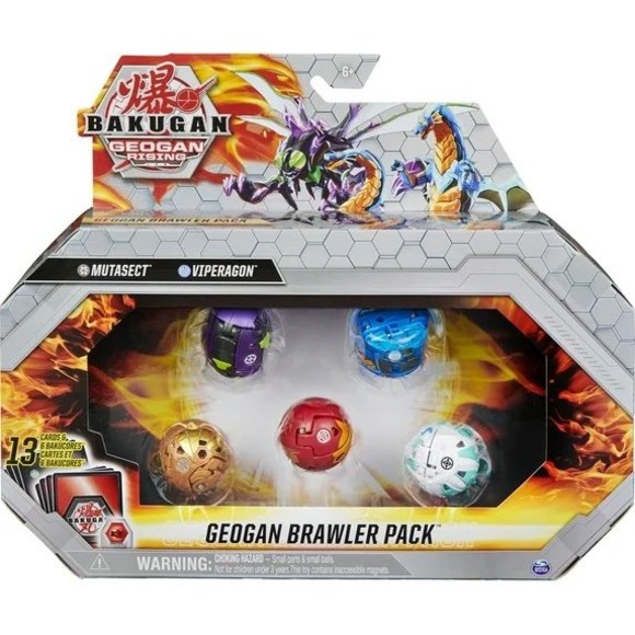 Bakugan | Toys | Bakugan Geogan Brawler 5pack Exclusive Mutasect And ...